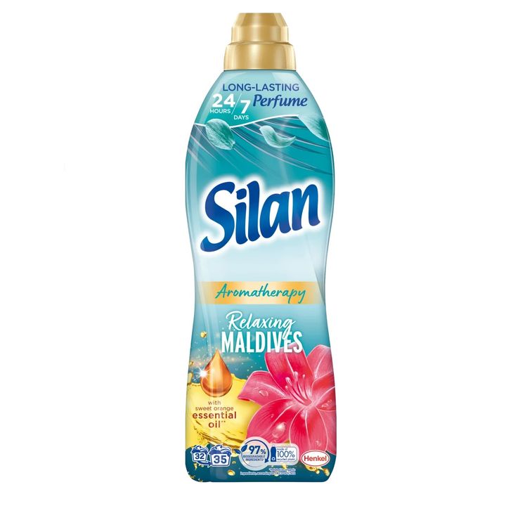 Silan Aromatherapy Концентриран омекотител Relaxing Maldives x0.770 л ...