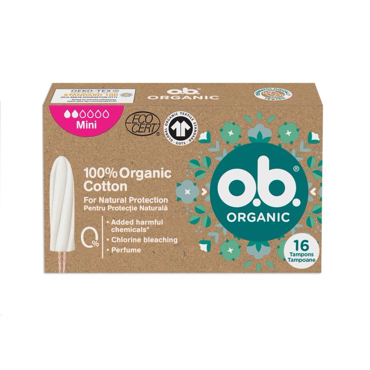O.B. Organic Mini Дамски тампони x16 броя