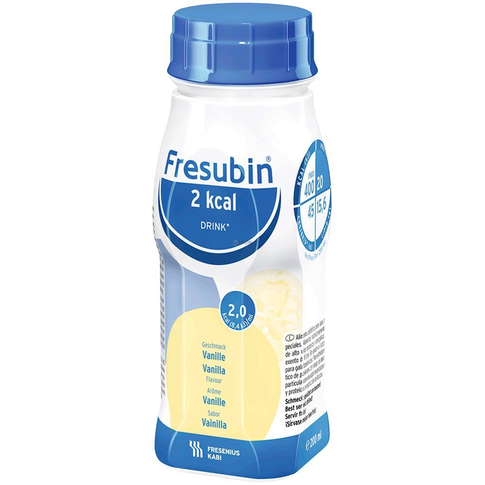 Fresubin 2 Kcal Протеинова напитка с ванилов вкус без фибри х200 мл