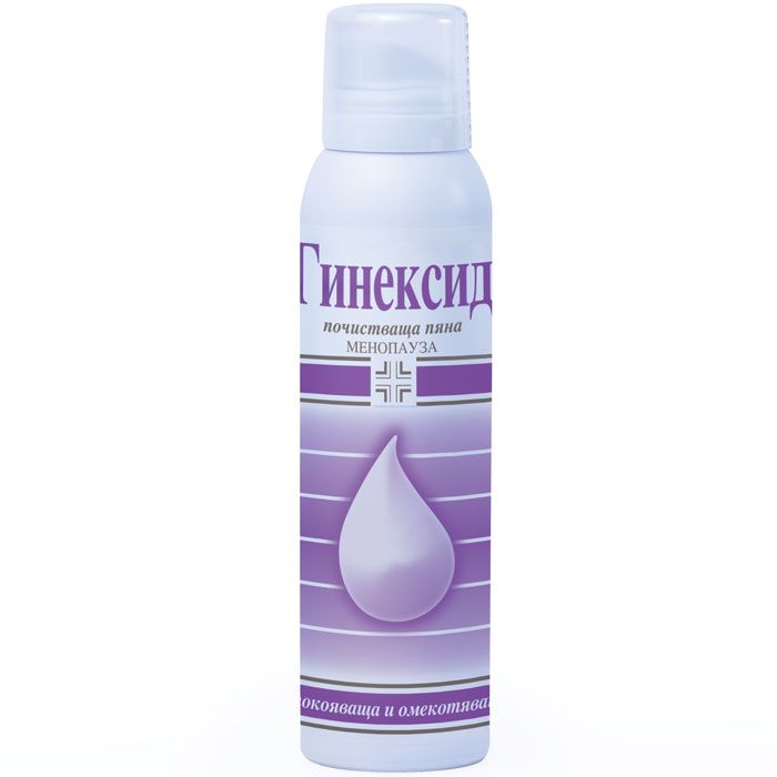 Гинексид Менопауза успокояваща и омекотяваща интимна пяна с pH6 х150 мл ...