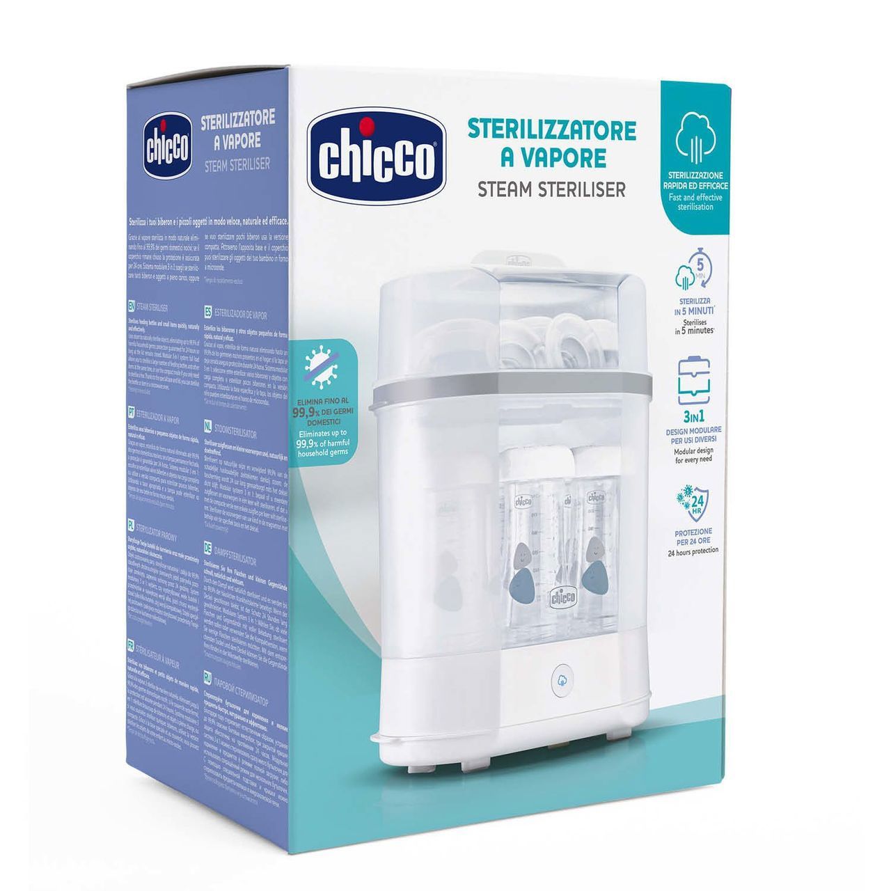 Chicco Електрически стерилизатор с пара 3 в 1, 0726