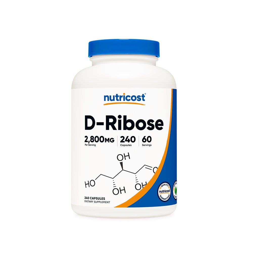 D-Ribose за енергия и издръжливост x240 капсули, Nutricost