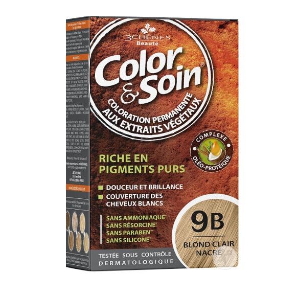 3Chenes Color & Soin Безамонячна боя за коса, 9B Перлено светло русо