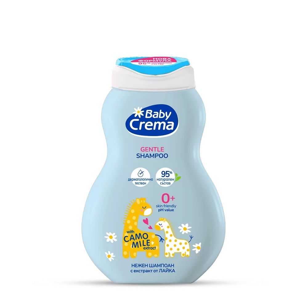 Baby Crema Нежен бебешки шампоан за коса с екстракт от лайка x250 мл