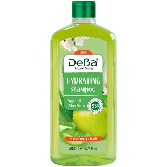 DeBa Natural Beauty Хидратиращ шампоан с ябълка и алое вера за нормална ...