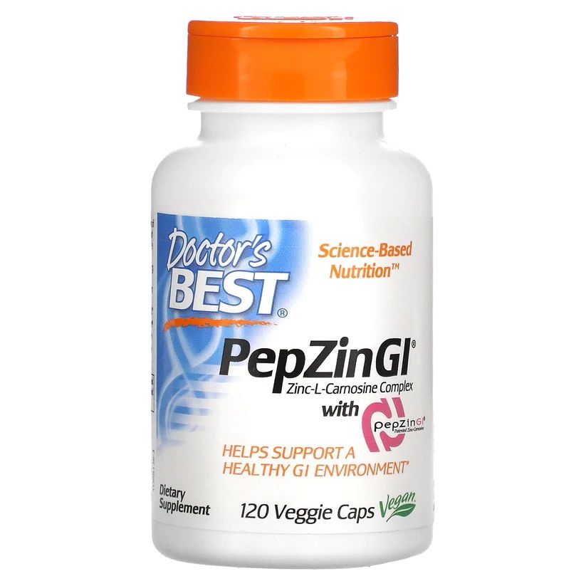 PepZin Gl Цинк и L-карнозин комплекс х120 капсули Doctor's Best
