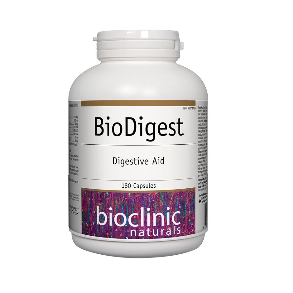 BioDigest Панкреатични ензими х180 капсули Bioclinic Naturals