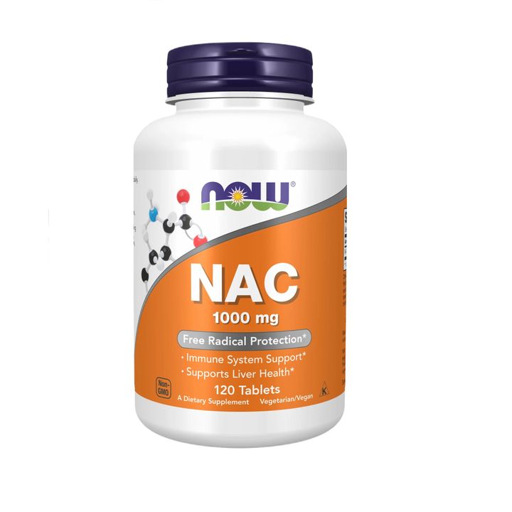 NAC N-ацетил цистеин 1000 mg х120 таблетки Now Foods