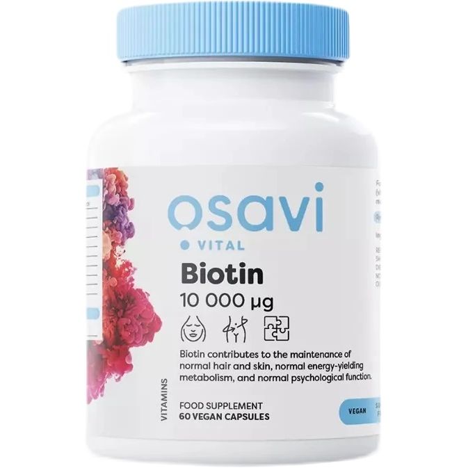 Биотин 10 000 μg х60 капсули Osavi