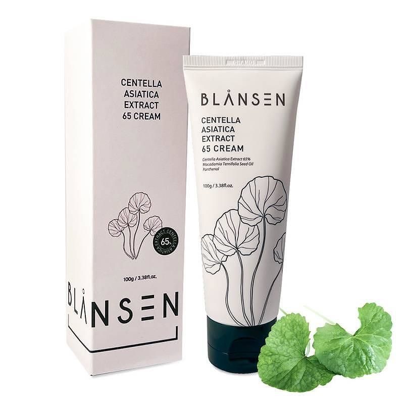 Chamos Blansen Хидратиращ и възстановяващ крем за лице с 65% Центела Азиатика x100 грама
