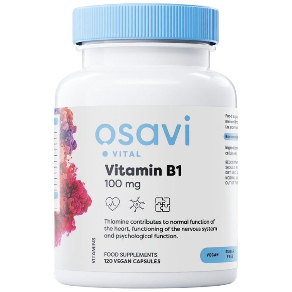 Витамин B1 Тиамин 100 mg х60 капсули Osavi