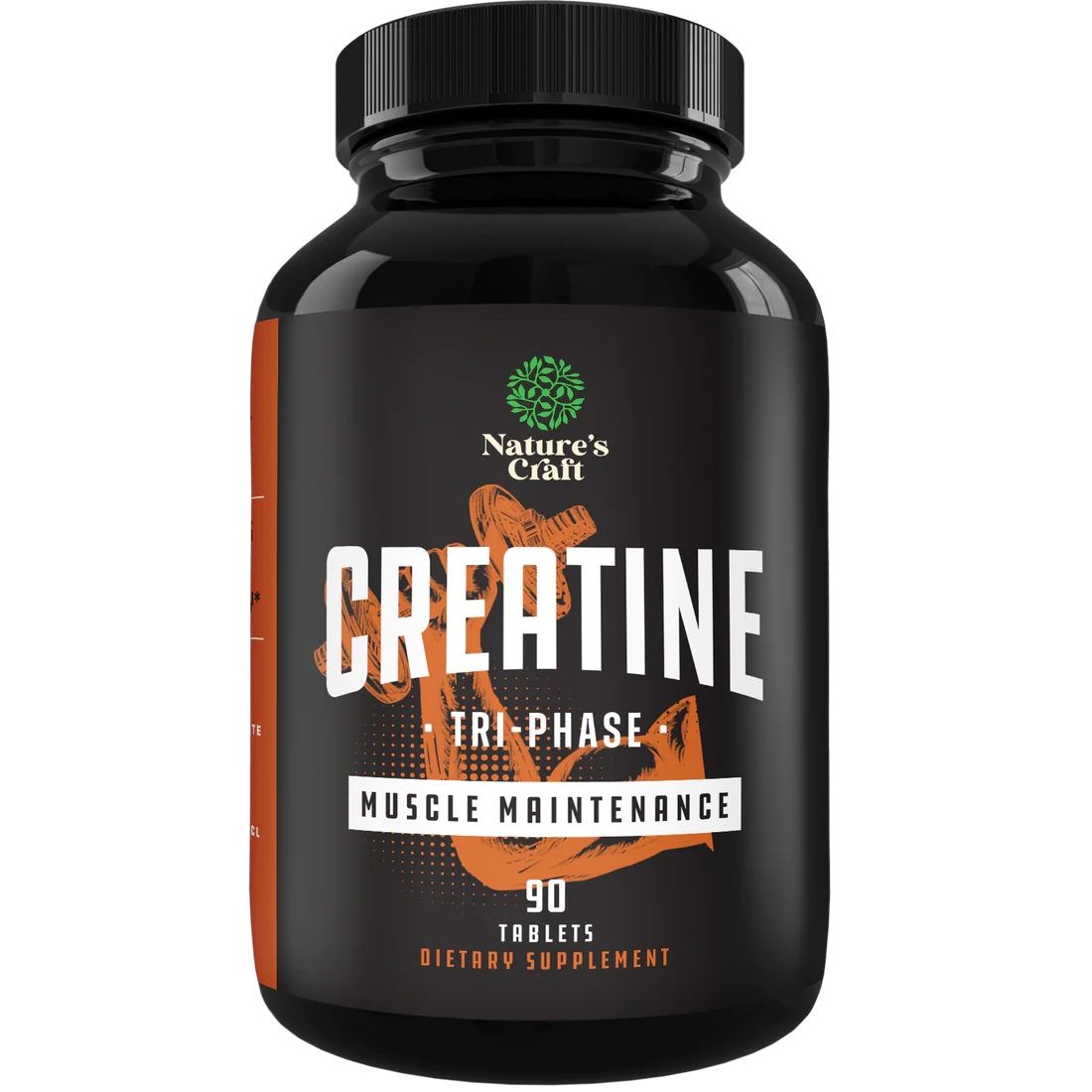 Creatine Tri-Phase за мускулите х90 таблетки Nature's Craft