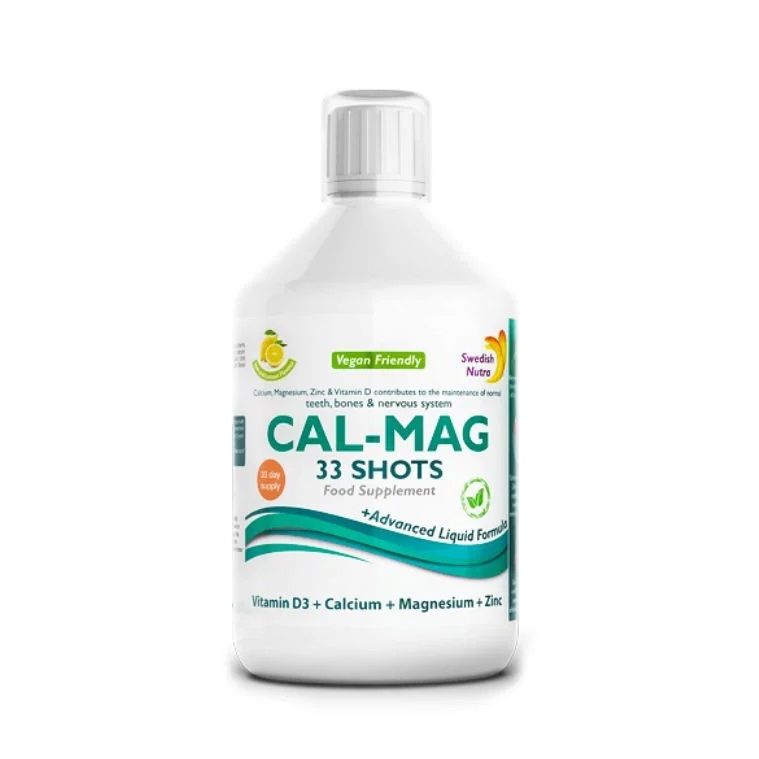 Cal-Mag 33 Shots Калции и магнезий за кости, зъби и мускули 500 мл ...