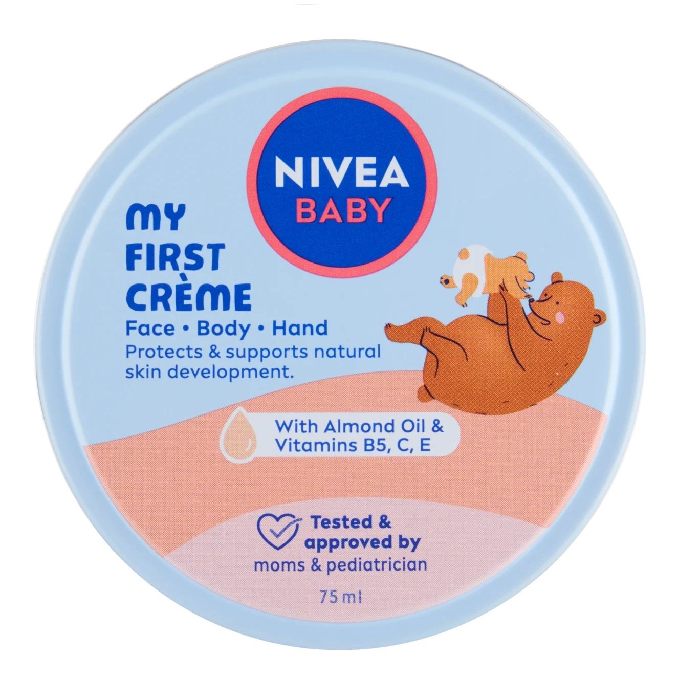 Nivea Baby My First Creme Бебешки крем за лице, тяло и ръце x75 мл
