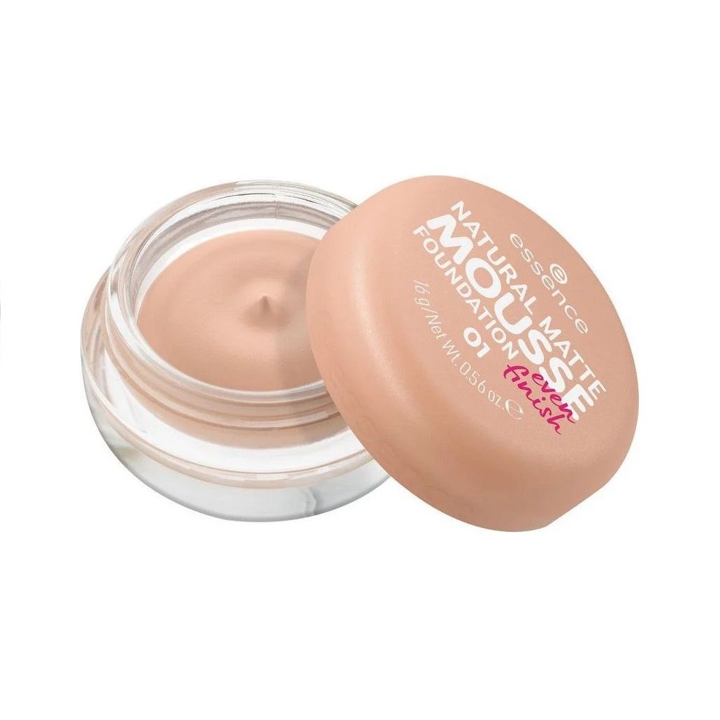 Essence Natural Matte Фон дьо тен мус за лице 01