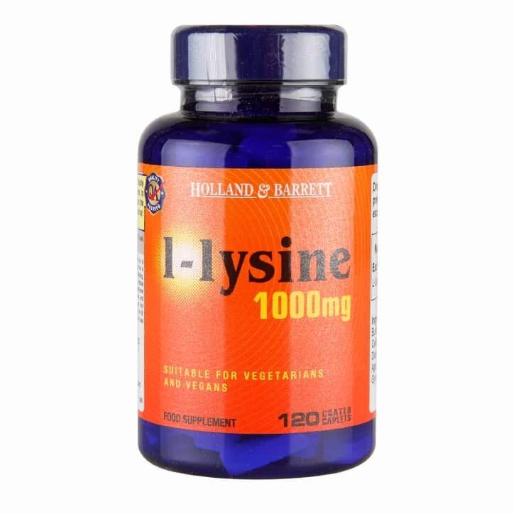 L-Лизин 1000mg х120 таблетки Holland & Barrett