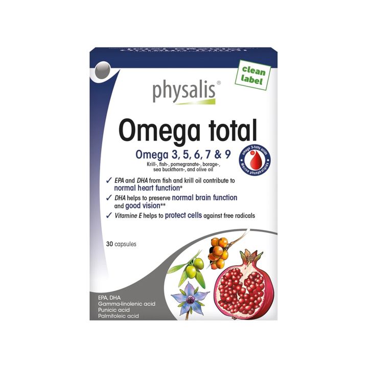 Omega Total Омега 3 Рибено масло х30 капсули Physalis