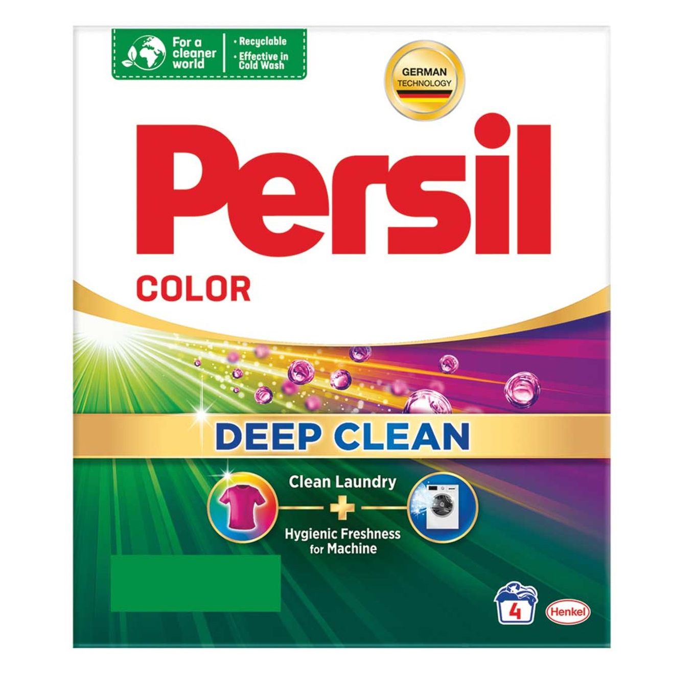Persil Deep Clean Color Перилен препарат на прах за цветни тъкани x0 ...