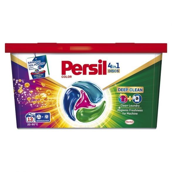 Persil Color Discs 4in1 Концентриран перилен препарат на дози за цветно пране X13 броя