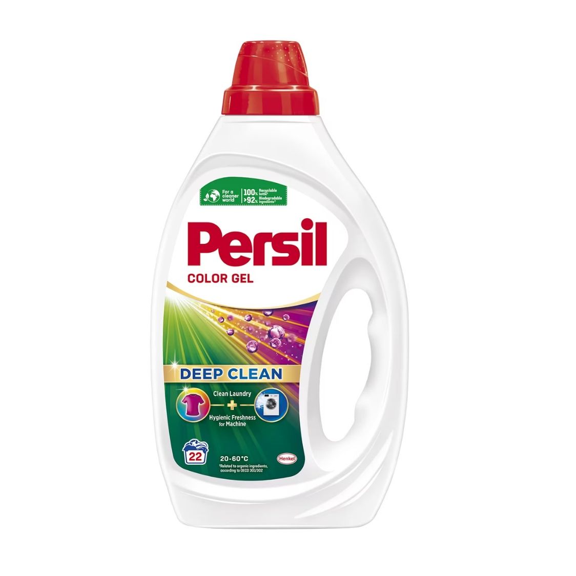 Persil Deep Clean Color Течен перилен препарат x0.990 л, 22 пранета