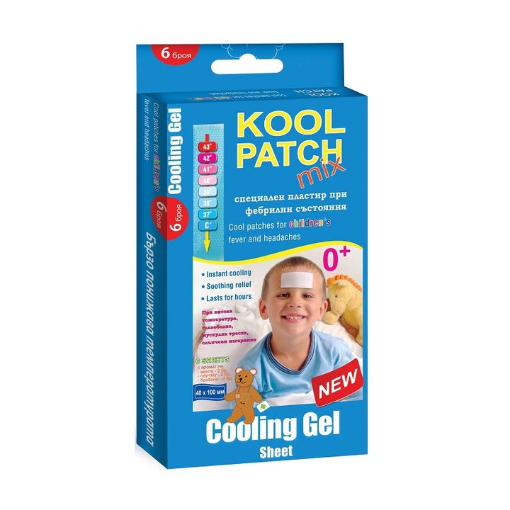 Kool Patch Микс Лепенка с гел за намаляване на телесната температура ...