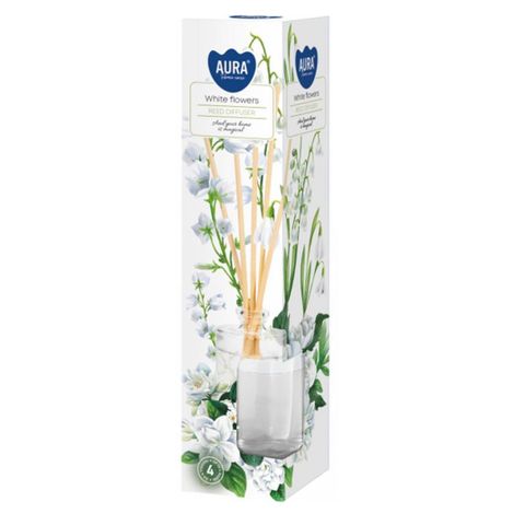 Bispol Парфюмен ароматизатор с пръчици White Flowers x45 мл