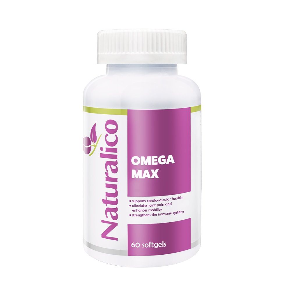 Omega Max Рибено масло х60 софтгел капсули Naturalico