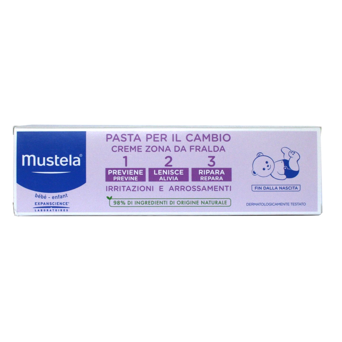 Mustela Крем против подсичане 1-2-3 за бебета и деца x150 мл