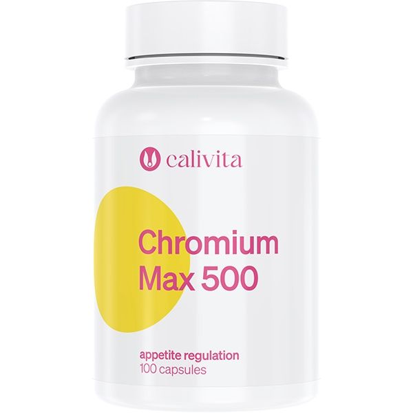 Chromium Max 500 Хром пиколинат 15мг х100 капсули Calivita