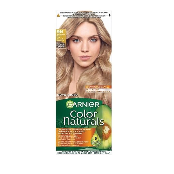 Garnier Color Naturals Трайна боя за коса 9n Телесно много светло русо