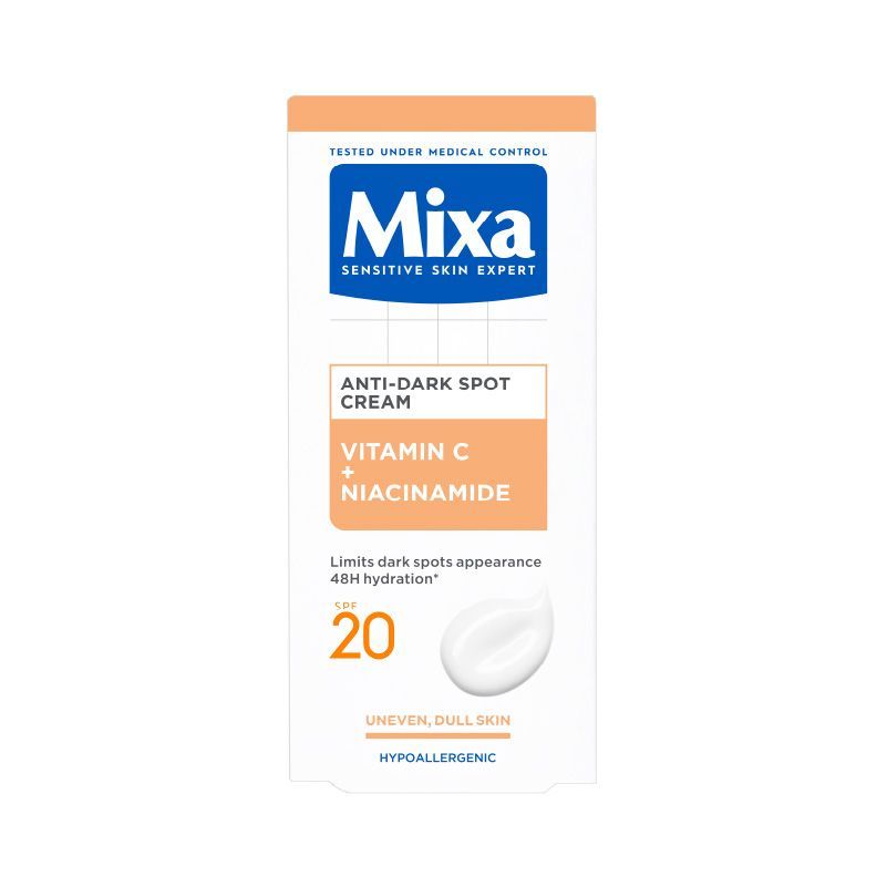 Mixa Sensitive Anti-Dark Spot Флуид за лице против петна x50 мл