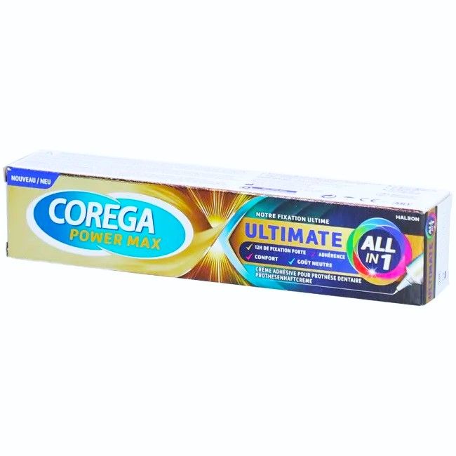 Corega Ultimate All-in 1 Фиксиращ крем за зъбни протези х40 г