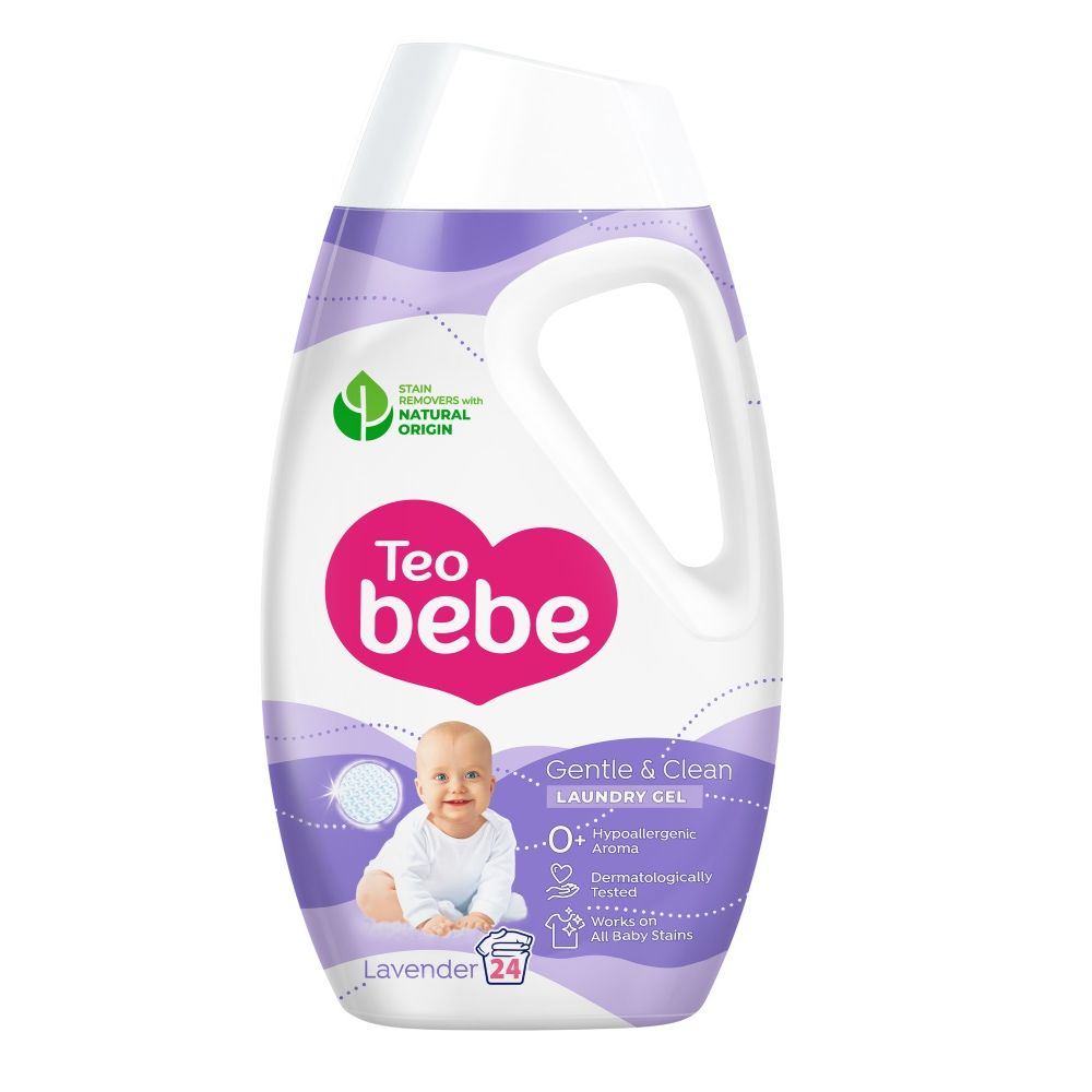 Teo Bebe Gentle & Clean Lavender Течен перилен препарат за бебешки и ...
