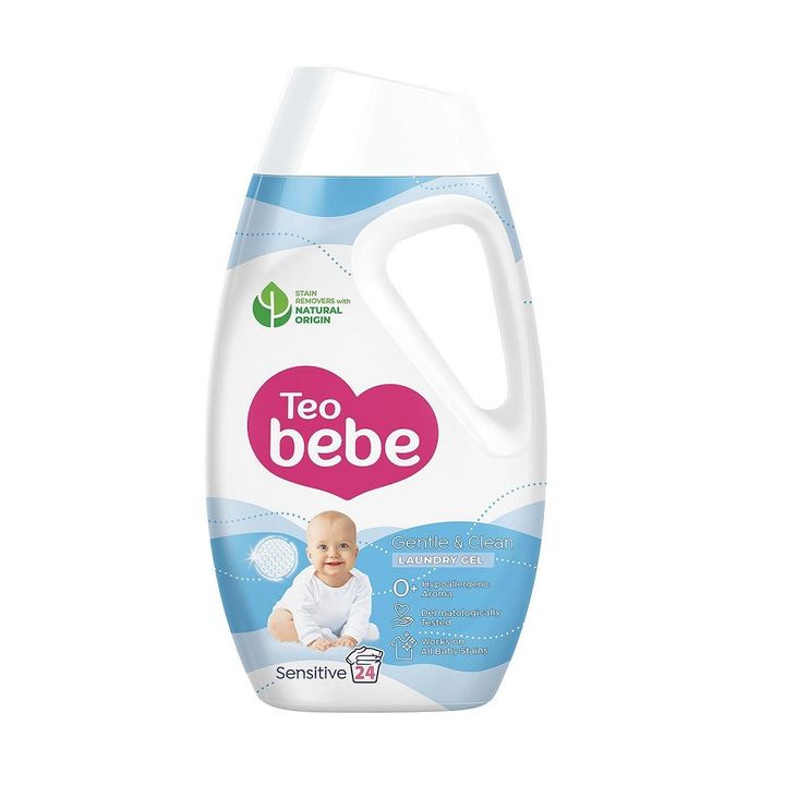 Teo Bebe Gentle & Clean Sensitive Течен перилен препарат за бебешки и ...