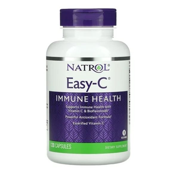 Easy-C Витамин С с биофлавоноиди 500mg х120 капсули Natrol
