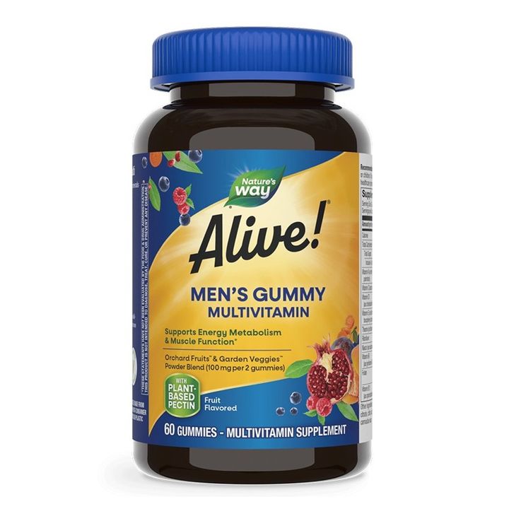 Alive Men’s Gummy Multivitamin Мултивитамини за мъже х60 желирани ...
