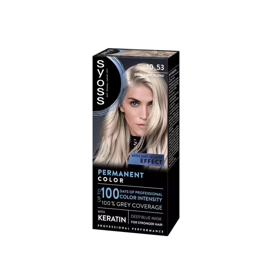 Syoss Profesional Performance Боя за коса 10_53 Cool Light Blond