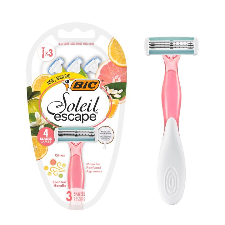 Bic Soleil Escape Citrus Самобръсначка за жени за многократна употреба ...