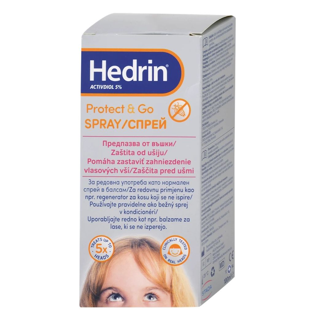 Hedrin Protect & Go Спрей за защита от въшки х100 мл Stada