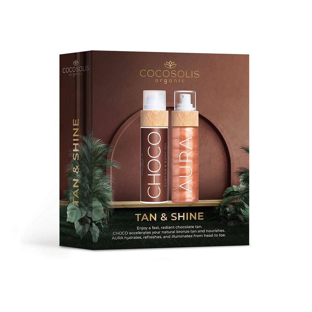 Cocosolis Комплект за лице и тяло Tan Shine